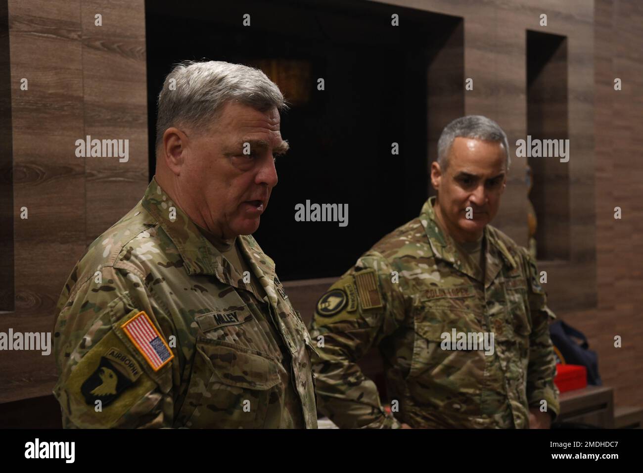 Chairman of the Joint Chiefs of Staff General Mark A Milley and Senior ...