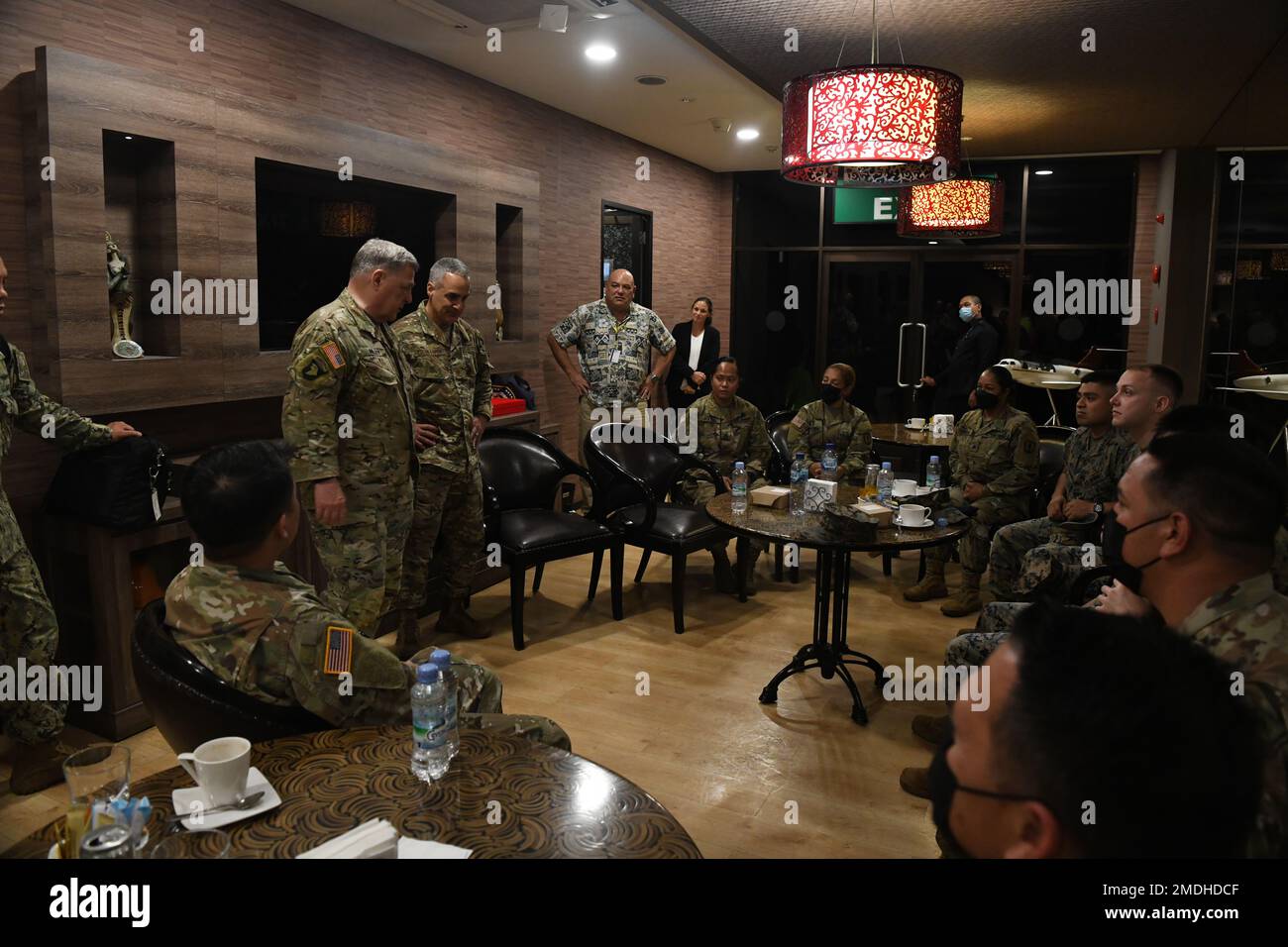 Chairman of the Joint Chiefs of Staff General Mark A Milley and Senior ...