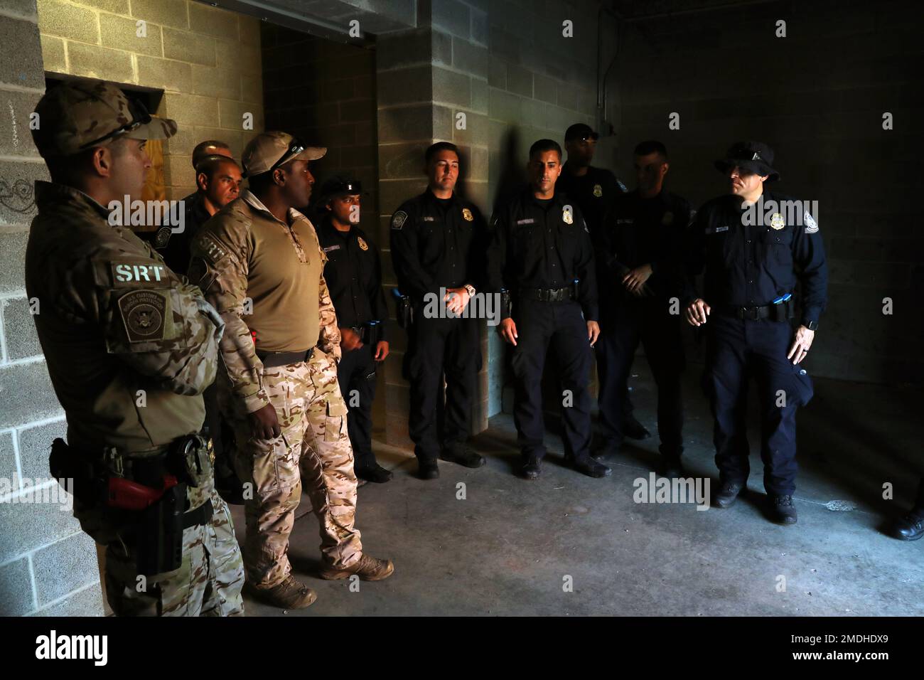 Officers from the U.S. Customs and Border Protection, Northeast ...