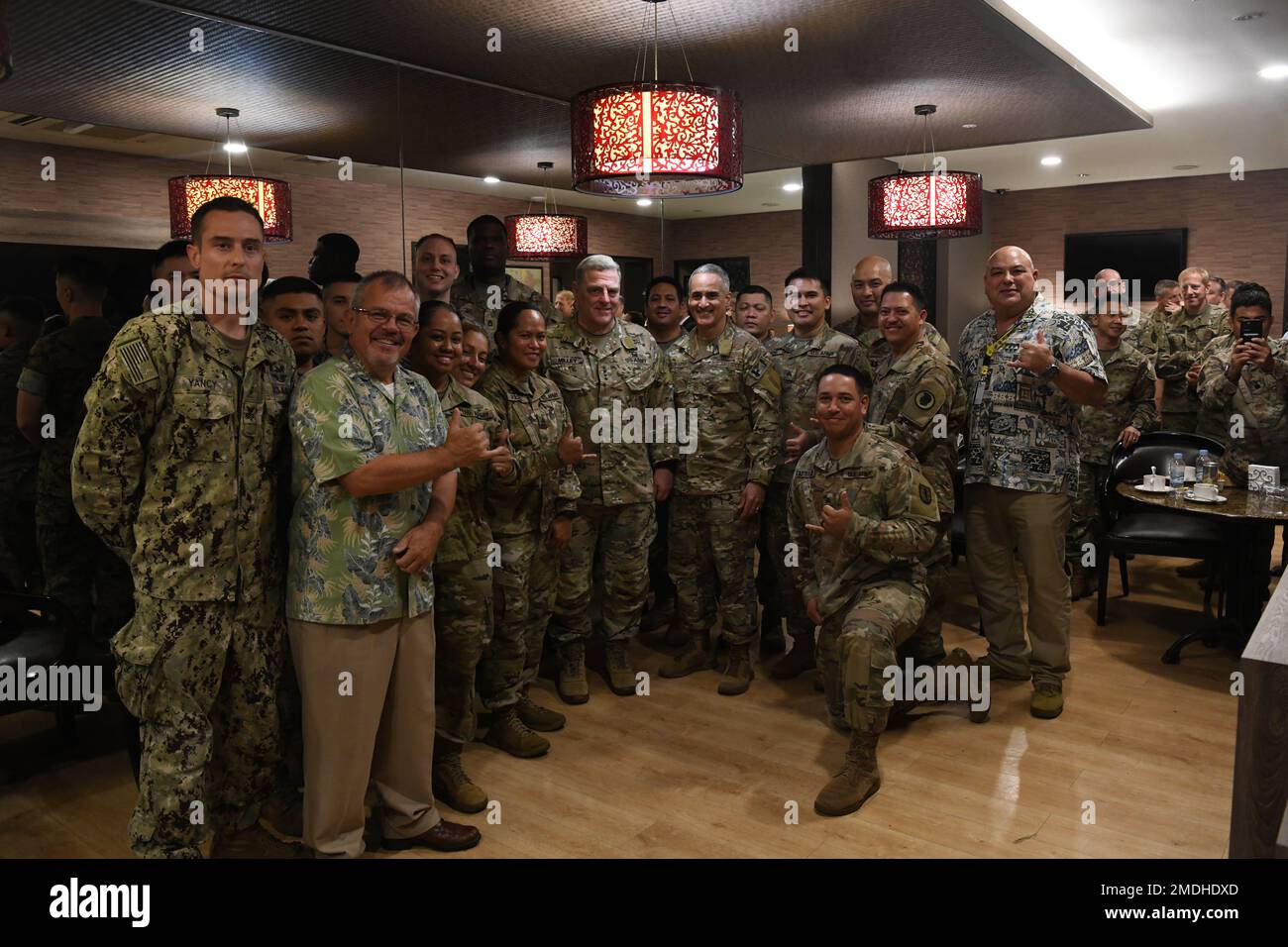 Chairman of the Joint Chiefs of Staff General Mark A Milley and Senior ...