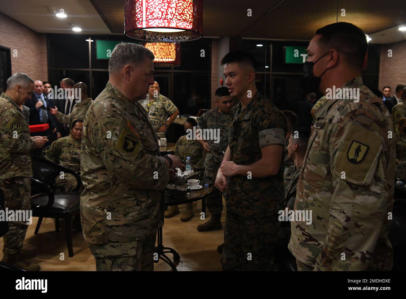 Chairman of the Joint Chiefs of Staff General Mark A Milley and Senior ...