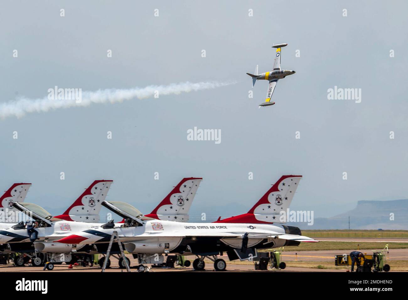 A TF-33 Acemaker aircraft performs at at the Montana's Military Flight ...