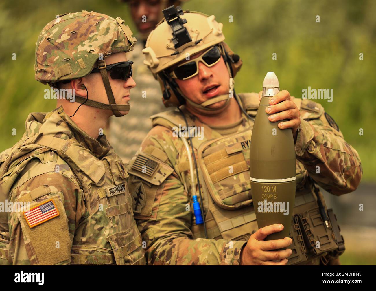 U.S. Army Specialist, Fred Mueller, Alpha Troop, 1st Squadron, 102nd ...
