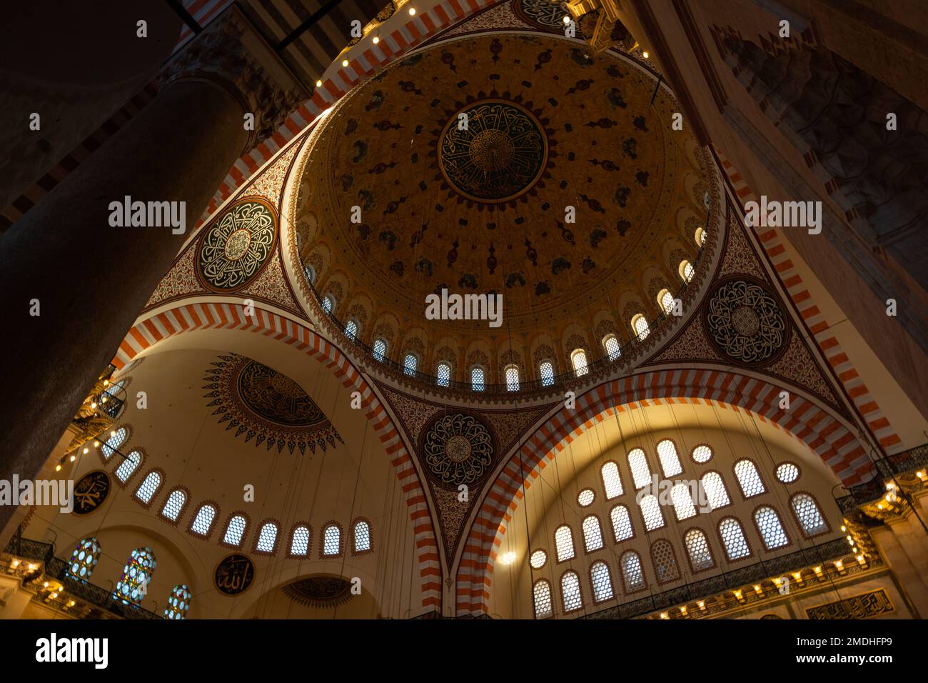 Islamic architecture background photo. Suleymaniye Mosque in Istanbul ...