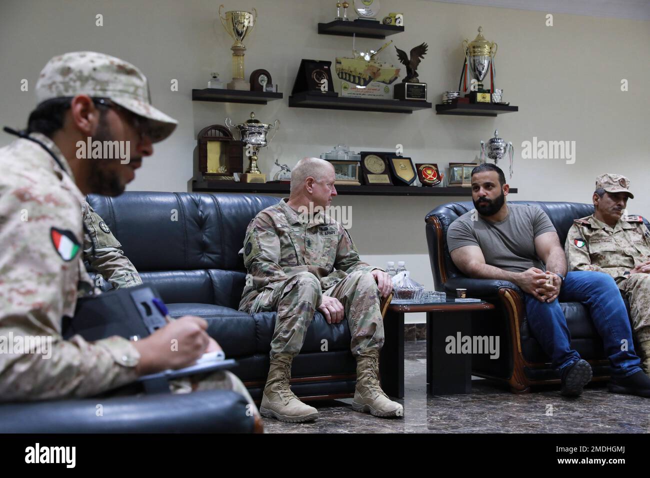 Task Force Spartan and 35th Infantry Division Command Sgt. Maj. Steven ...