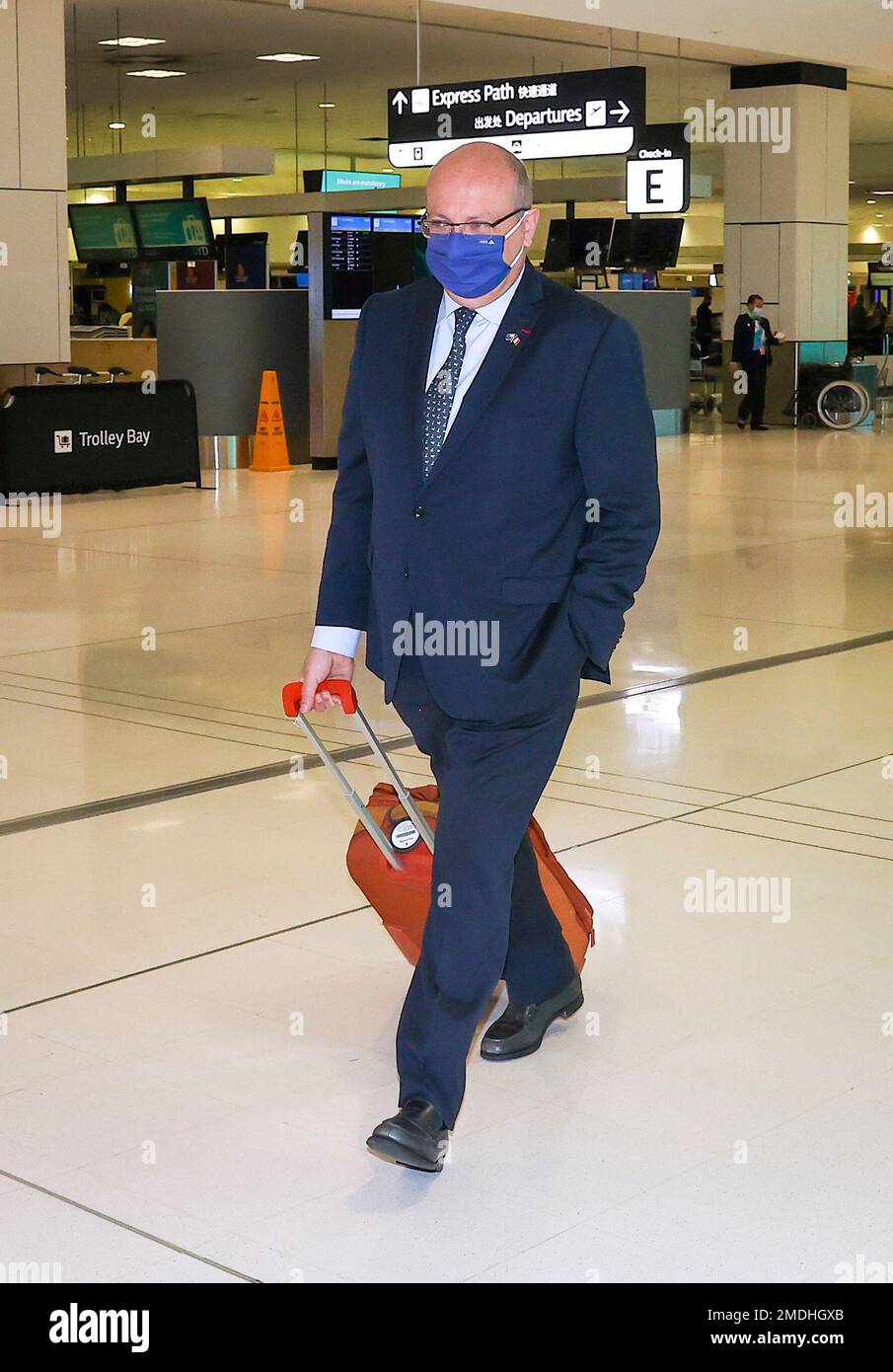 France's Ambassador to Australia Jean-Pierre Thebault arrives at Sydney ...