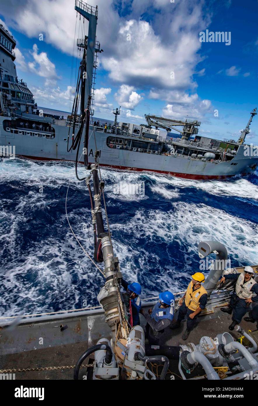PACIFIC OCEAN (July 24, 2022) Arleigh Burke-class guided-missile ...