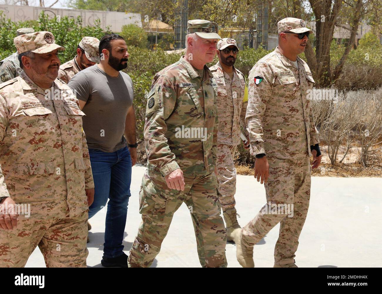 Task Force Spartan and 35th Infantry Division Command Sgt. Maj. Steven ...