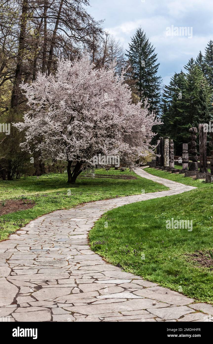 Path winding garden hi-res stock photography and images - Alamy