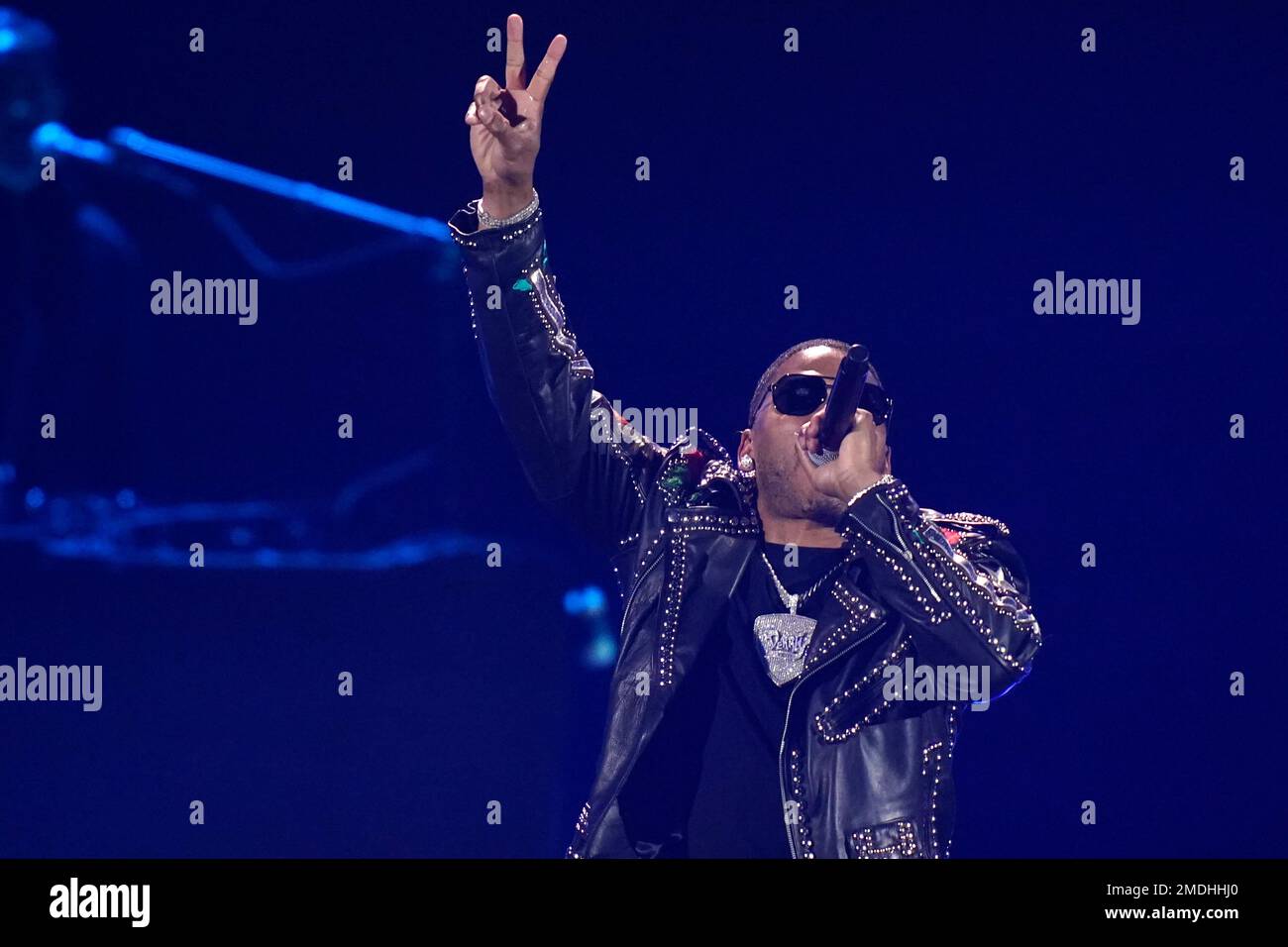 Nelly performs on the first night of the 2021 iHeartRadio Music ...