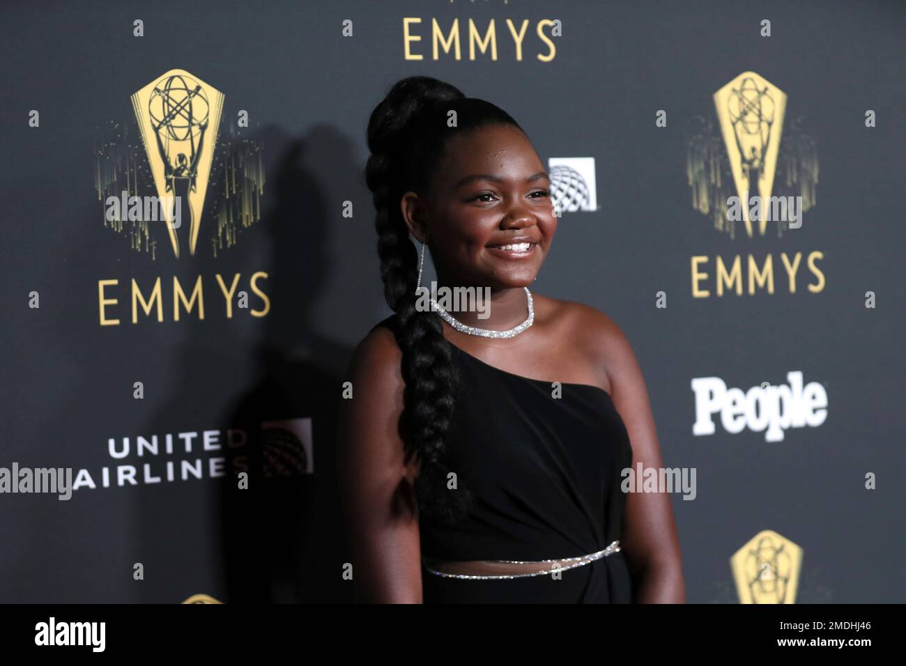 Kylee D. Allen on the red carpet at the 73rd Emmy Awards Performers ...