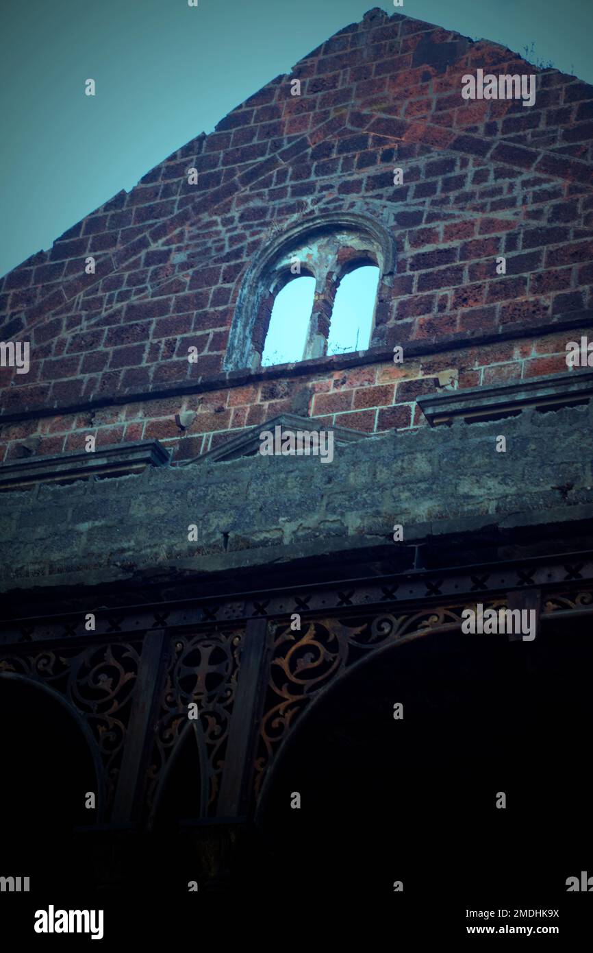 A vertical shot of an ancient building on a sunny day Stock Photo - Alamy
