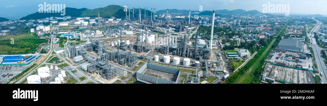 Oil Refinery Gas Chemical Equipment Prodiction import export Concept ...