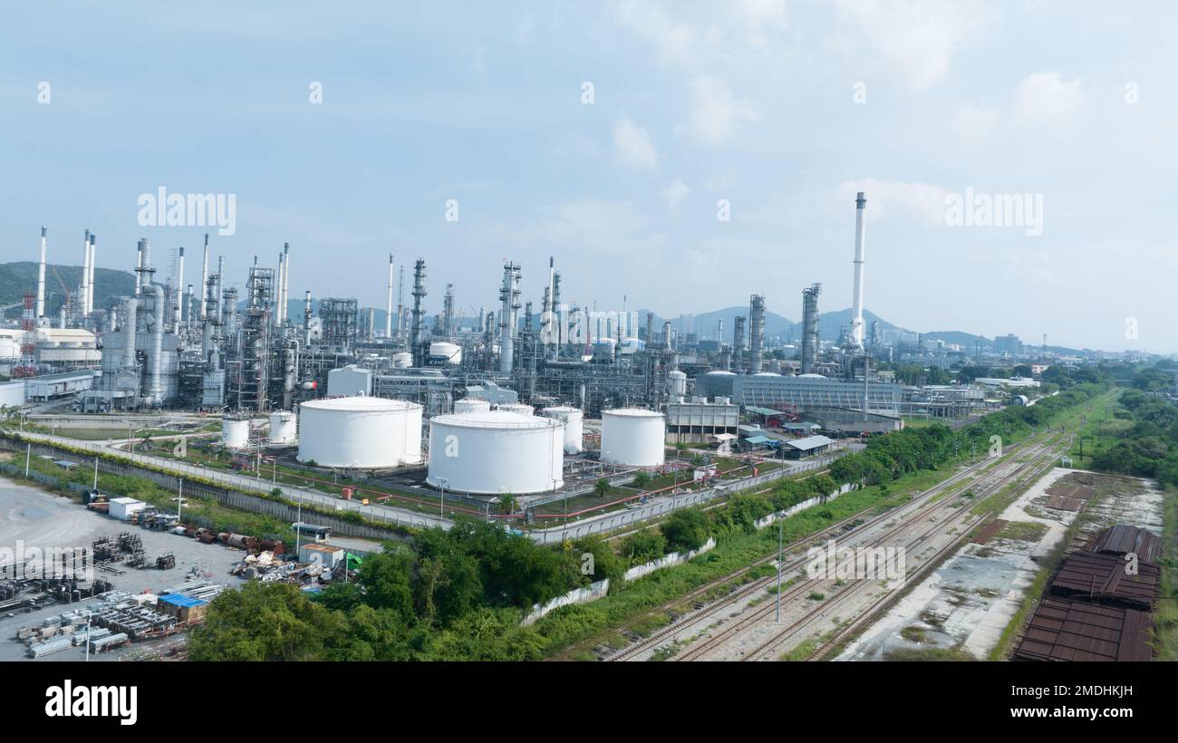 Oil Refinery Gas Chemical Equipment Prodiction import export Concept ...