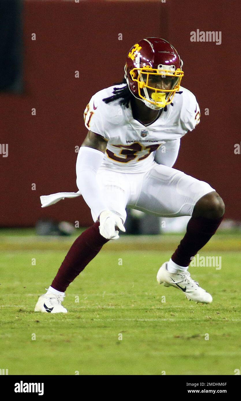 Washington Football Team safety Kamren Curl (31) runs during an NFL ...
