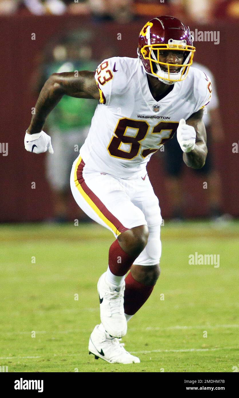 Washington Football Team tight end Ricky Seals-Jones (83) runs during ...