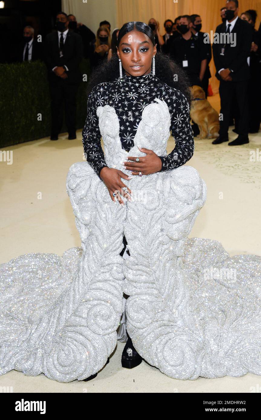 Gymnast Simone Biles attends The Metropolitan Museum of Art's Costume ...