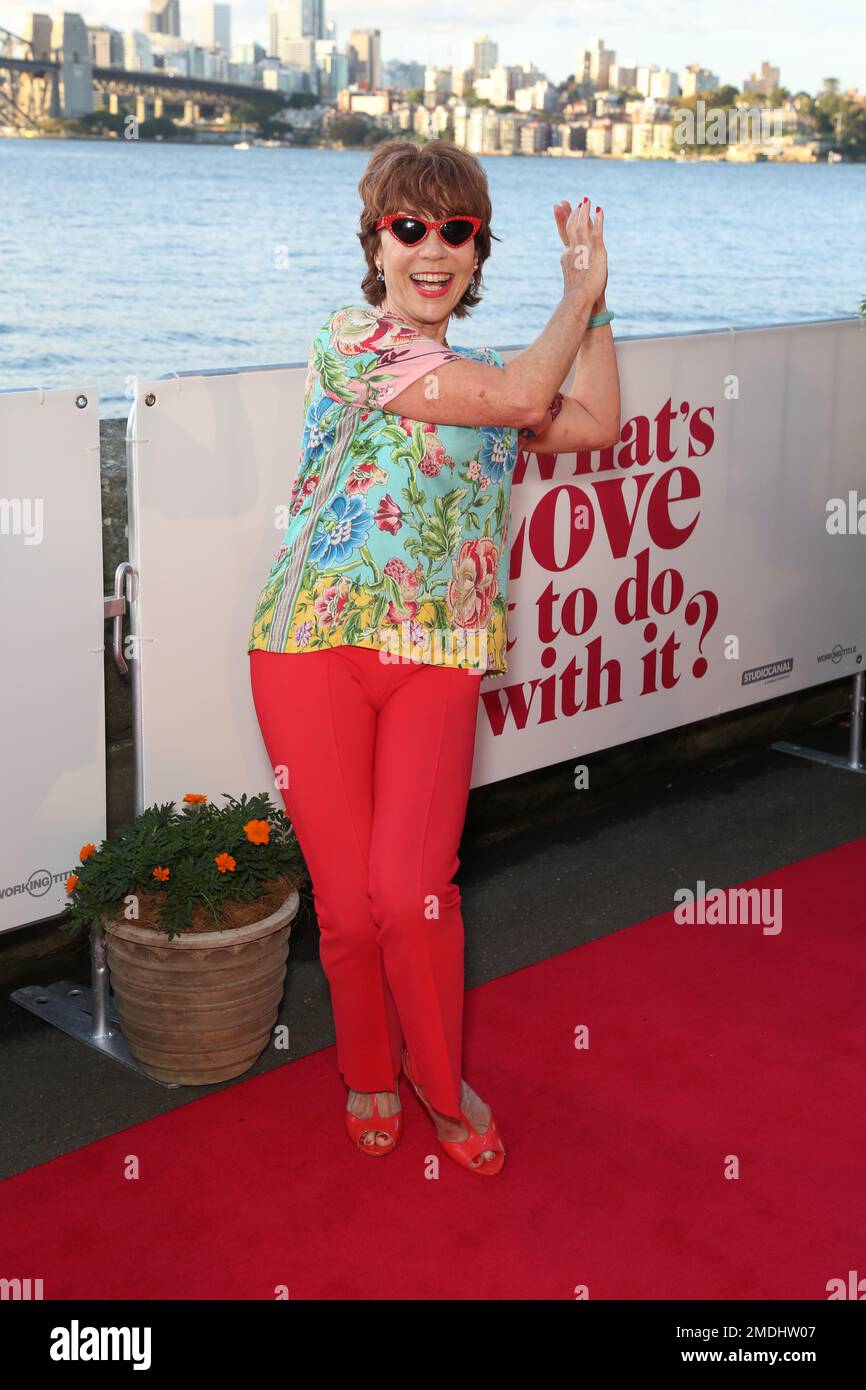 Sydney, Australia. 23rd January 2023. Kathy Lette attends the red ...