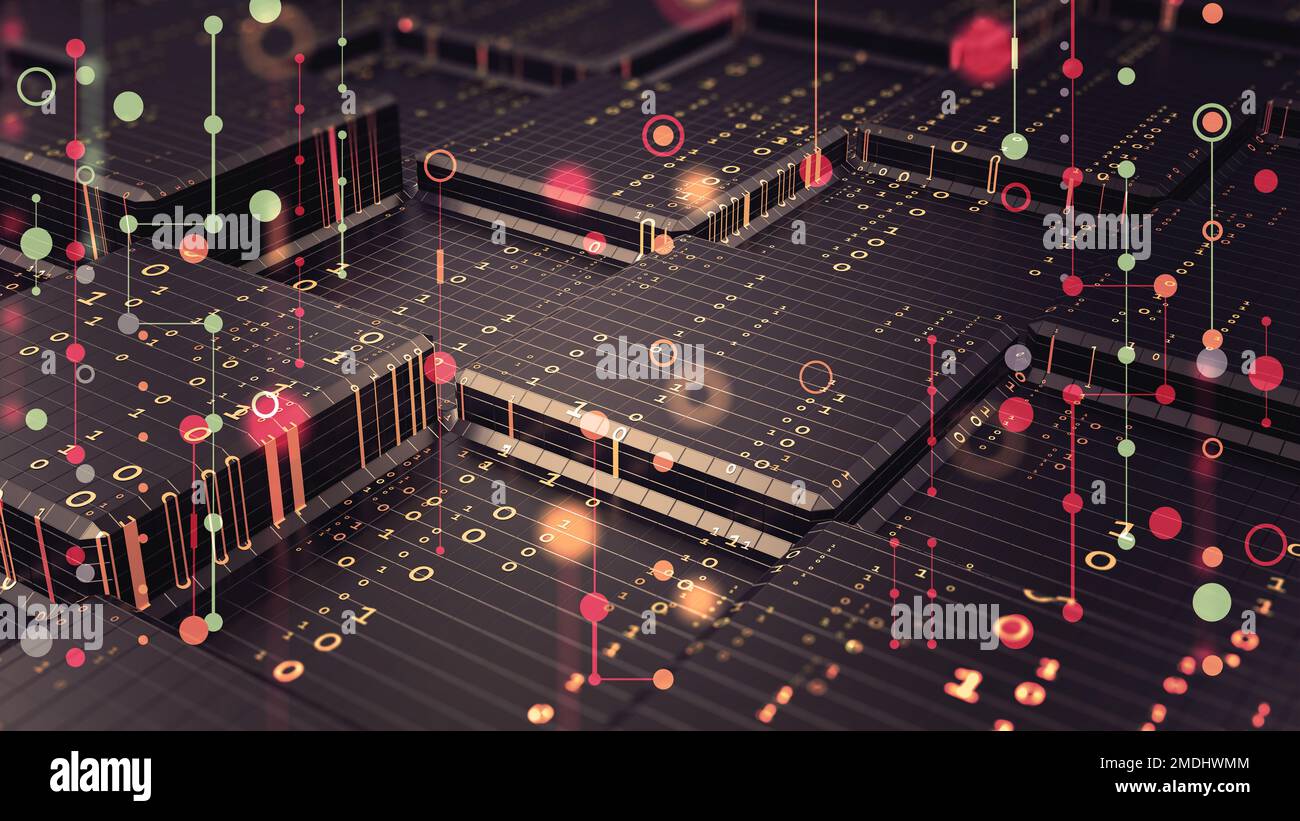 Retro cyber big data panel. Cluster structure analytics. 3D ...