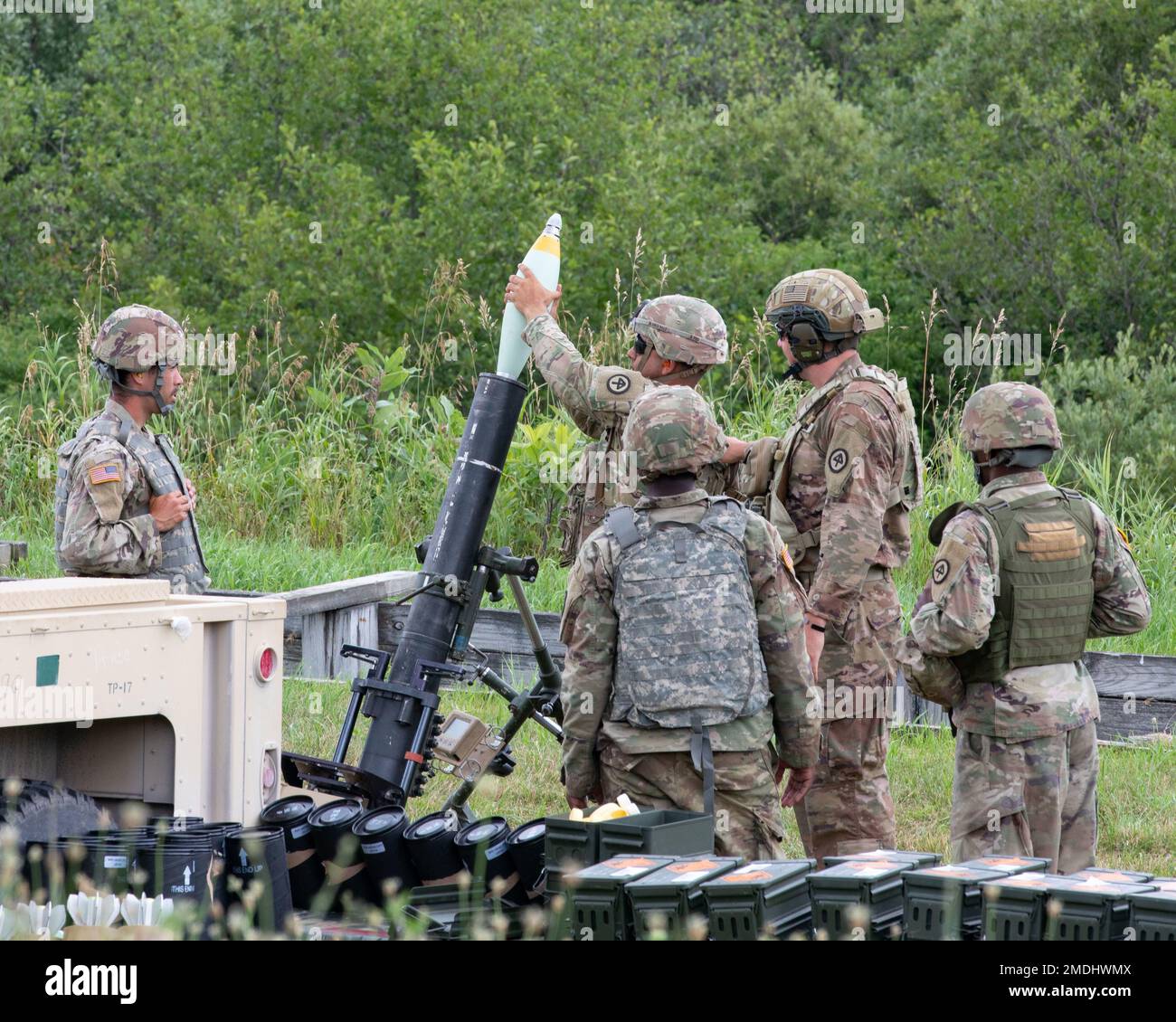 U. S. Army Soldiers assigned to 1st Squadron, 102nd Cavalry Regiment ...