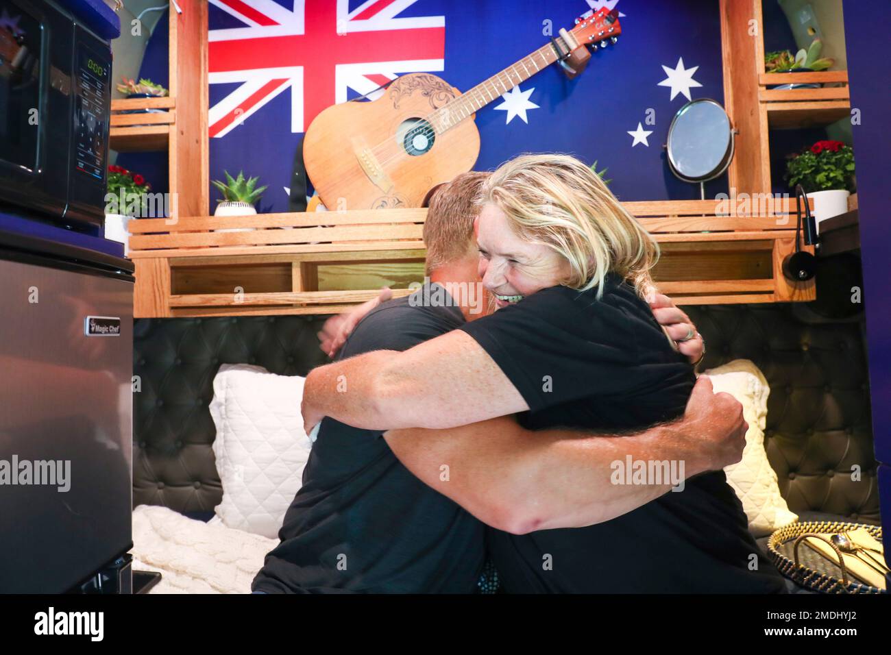 IMAGE DISTRIBUTED FOR TRANSFIX - Jason Cameron and Transfix sweepstakes winner Debbie Desiderato ...