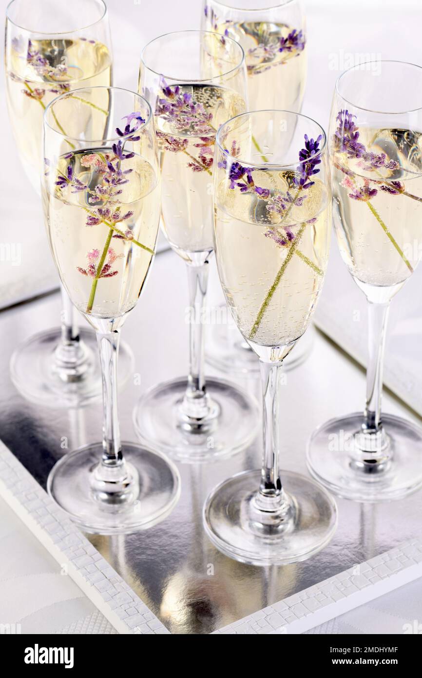 Lavender mood. Champagne with soft gentle notes of lavender. Drink for ...