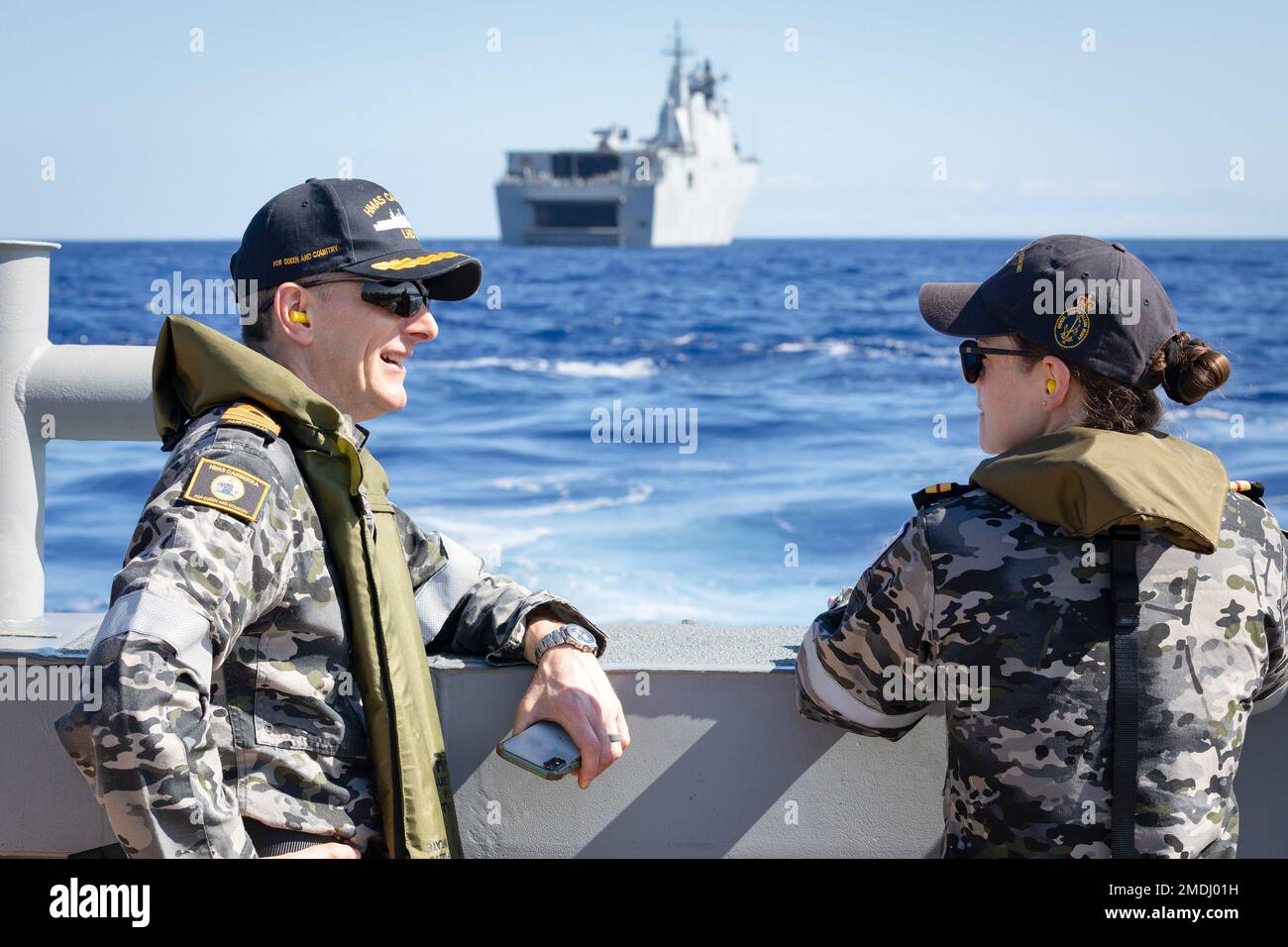 PACIFIC OCEAN (July 24, 2022) Royal Australian Navy Commander Iain ...