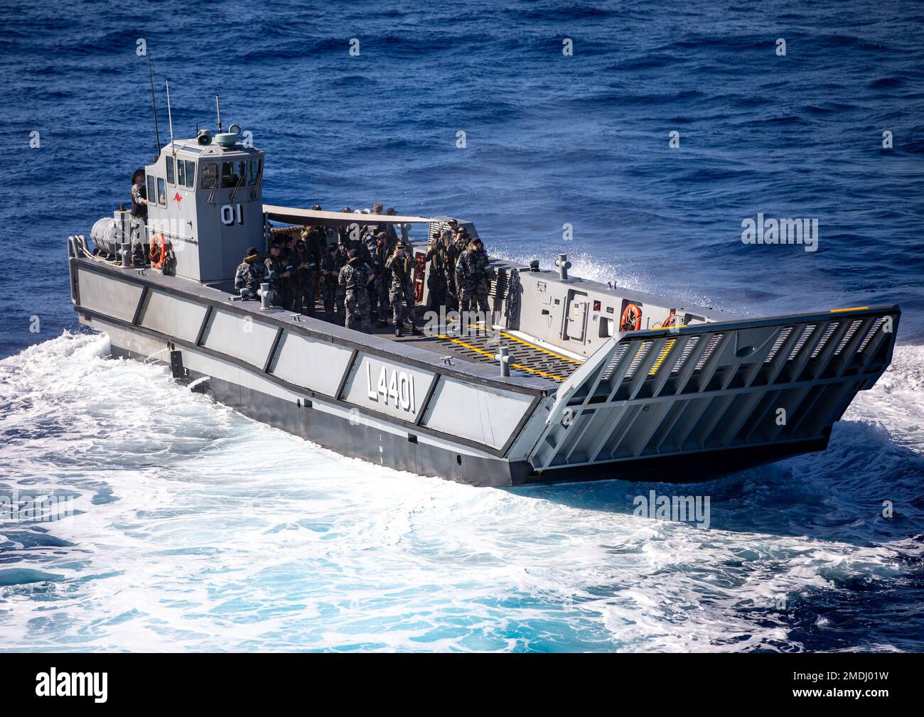 PACIFIC OCEAN (July 24, 2022) Ship's company from Royal Australian Navy ...
