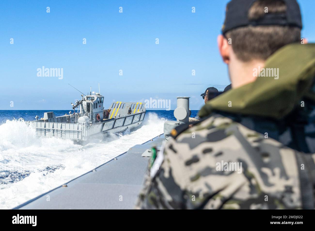 PACIFIC OCEAN (July 24, 2022) Ships company from Royal Australian Navy ...