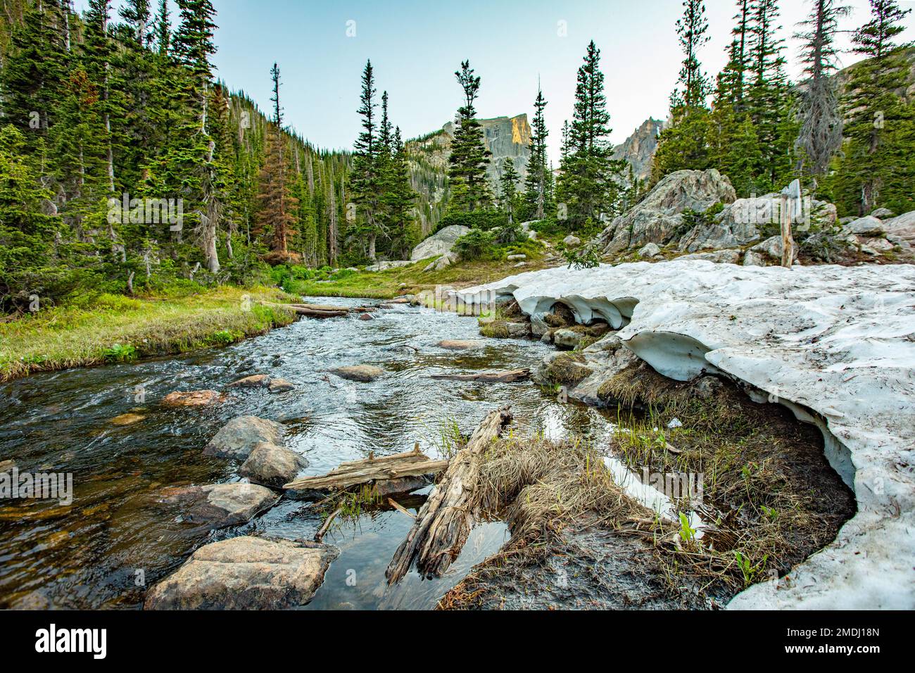 flowing water, Rocky Mountain National Park is an American national ...