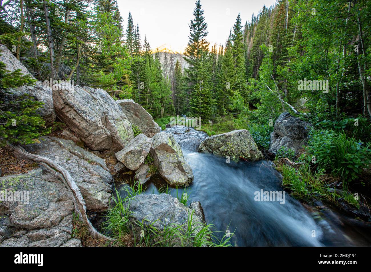 flowing water, Rocky Mountain National Park is an American national ...