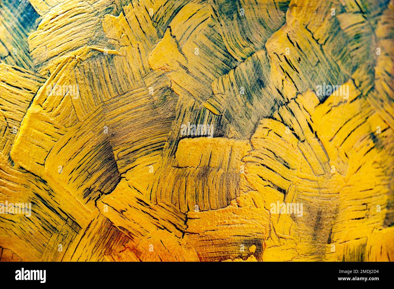 Art paint background of bright multi coloured and textured painted ...