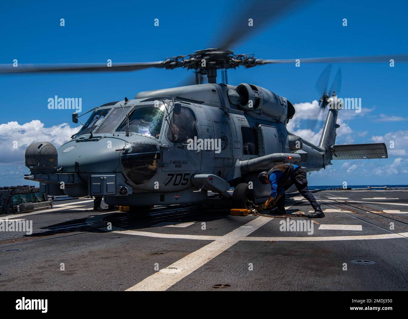 PACIFIC OCEAN (July 23, 2022) Seaman Bobby Cunningham, from Arlington ...