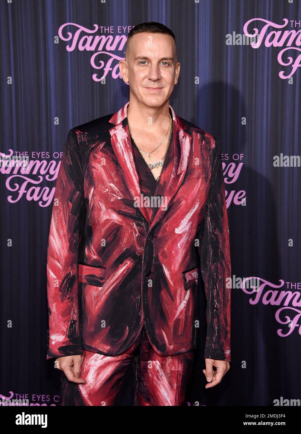 Fashion designer Jeremy Scott attends the premiere of "The Eyes of ...