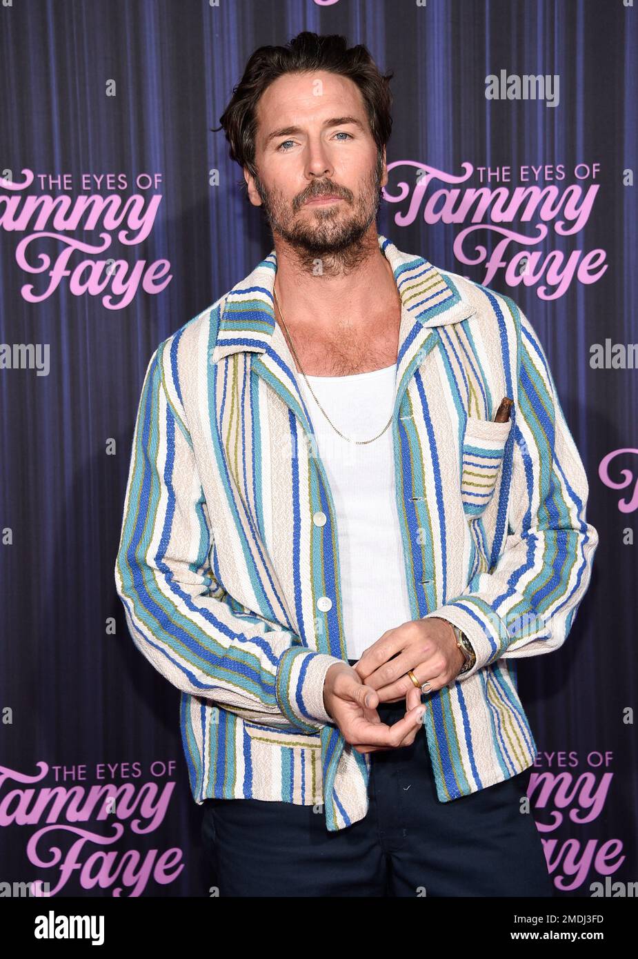 Musician and actor Mark Wystrach attends the premiere of "The Eyes of ...