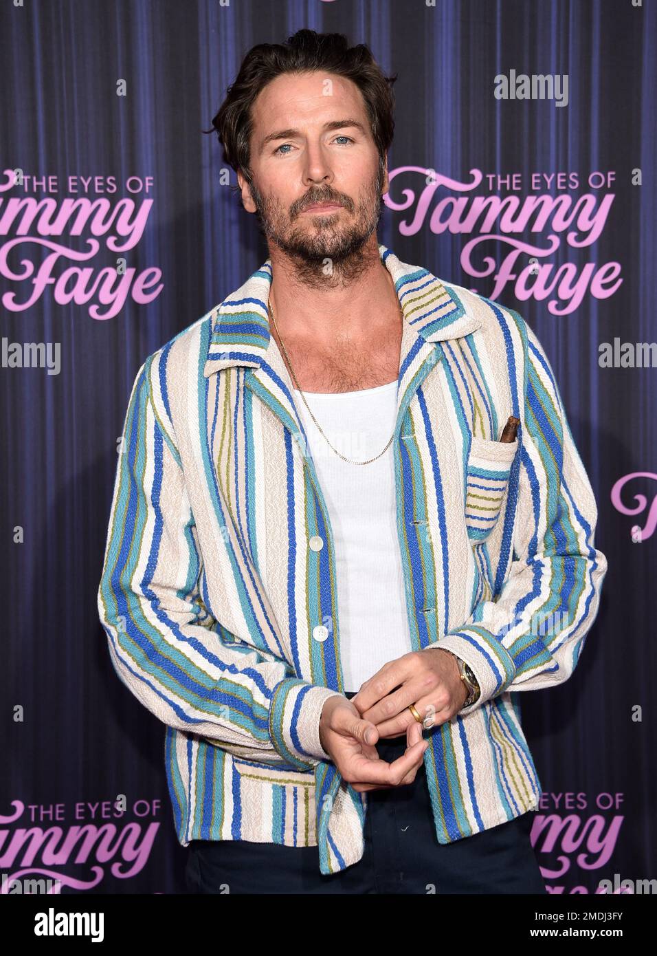 Musician and actor Mark Wystrach attends the premiere of "The Eyes of ...