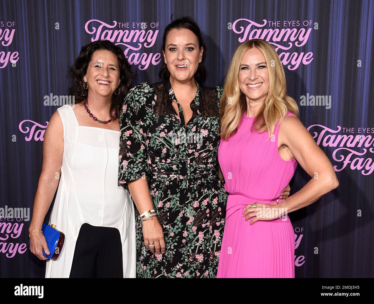Producers Gigi Pritzker, left, Kelly Carmichael and Rachel Shane attend ...