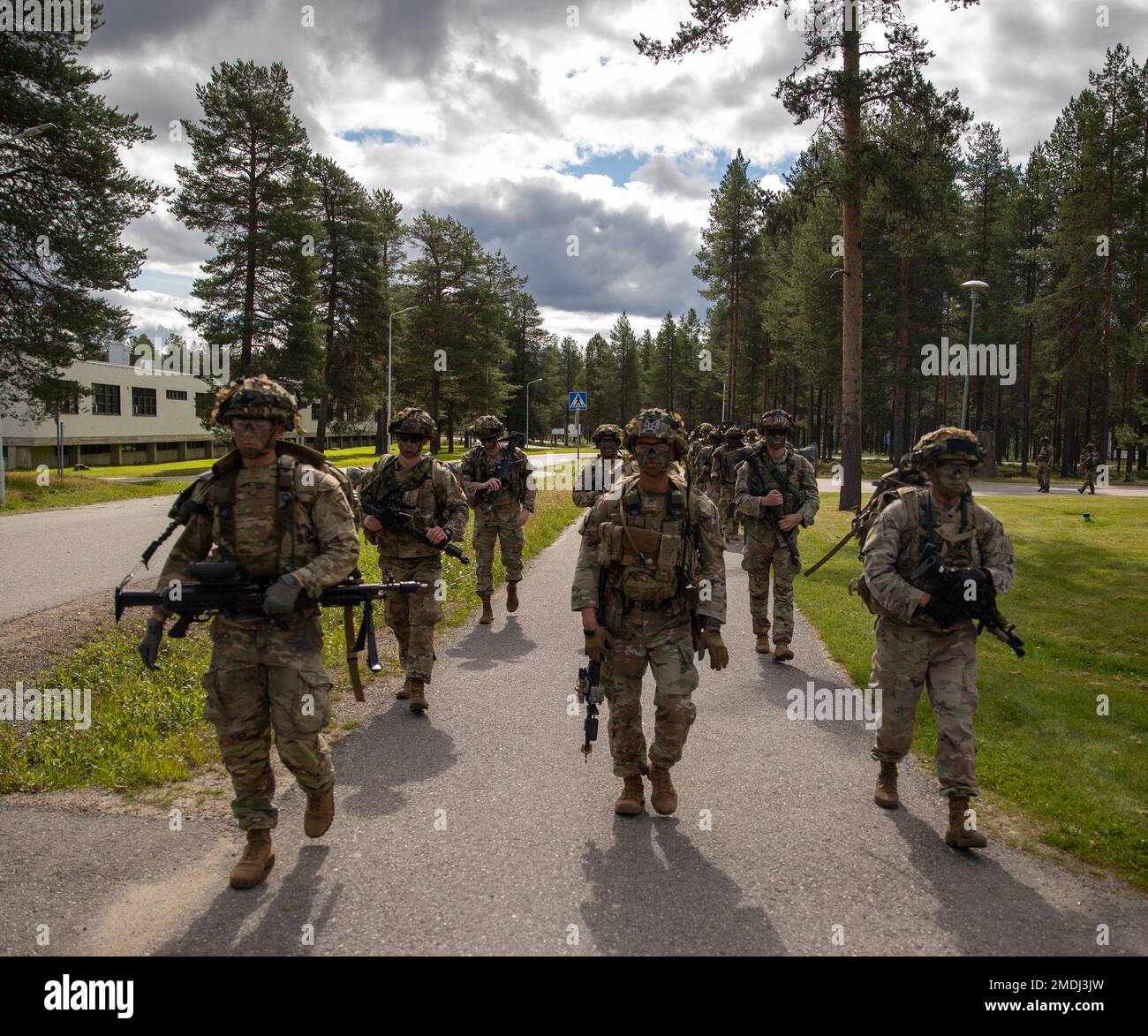 U.S. Soldiers assigned to “Viper” Company, 1st Battalion, 26th Infantry Regiment, 2nd Brigade ...