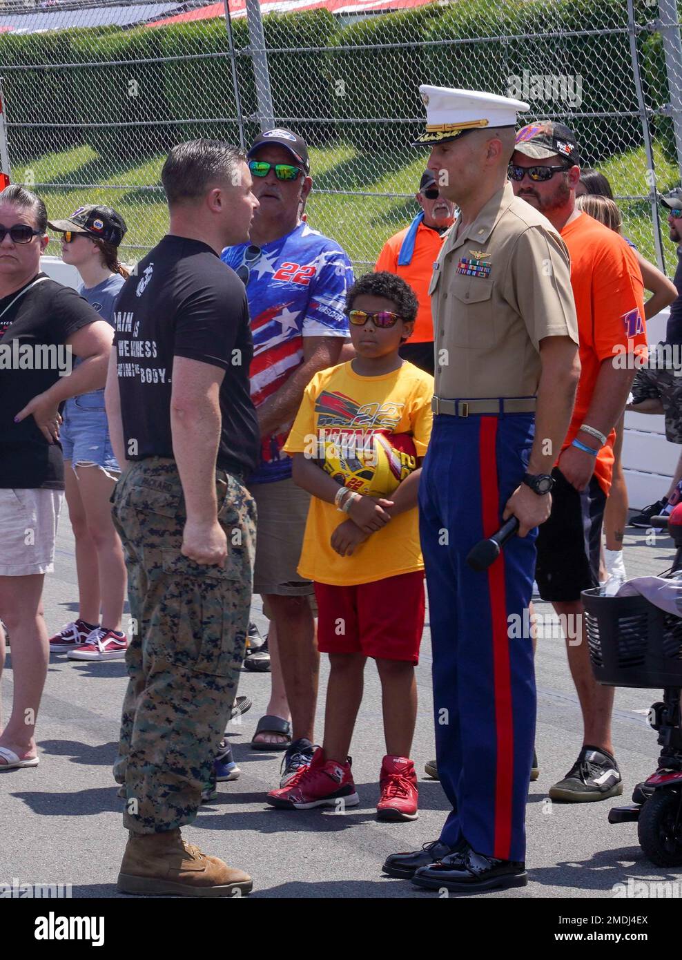 U.S. Marine Corps Maj. Victor Bockman, commanding officer of Recruiting ...