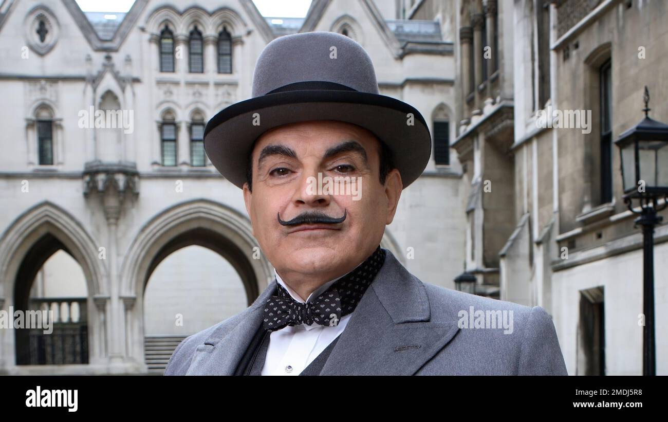 DAVID SUCHET in AGATHA CHRISTIE'S POIROT (1989), directed by EDWARD ...