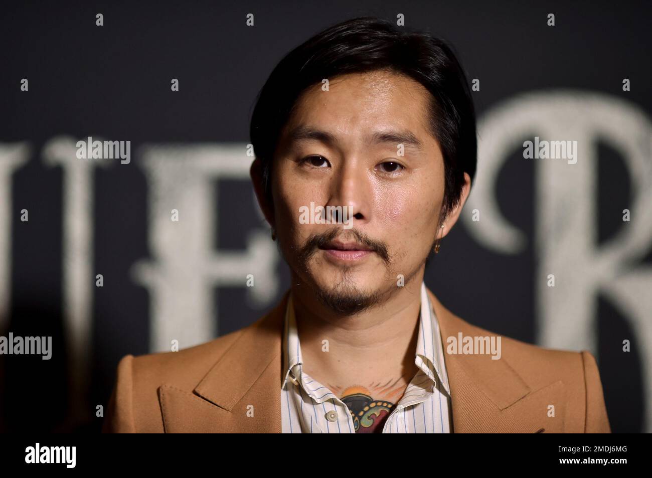 Justin Chon arrives at the LA premiere of "Blue Bayou" on Tuesday, Sept ...