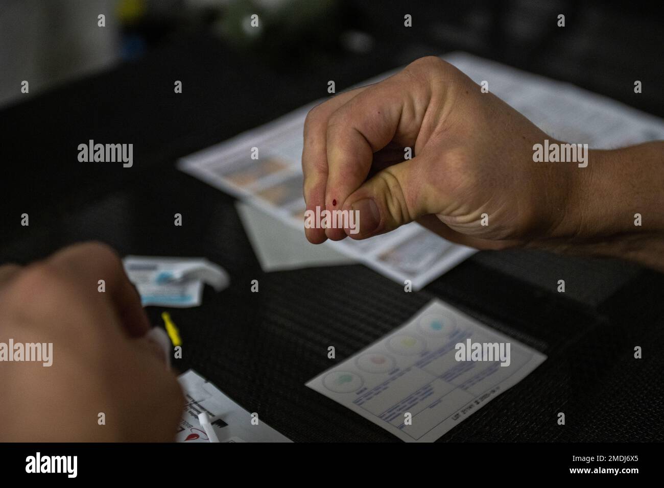 U.S. Air Force Master Sgt. Frank Yuvan, 23rd Operational Medical ...