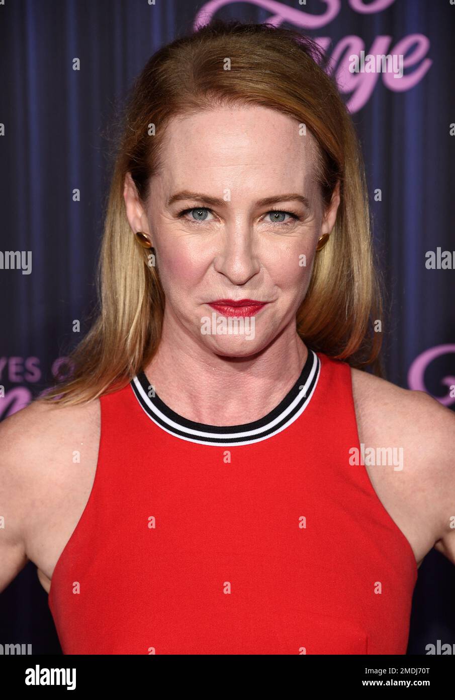 Actress Amy Hargreaves attends the premiere of "The Eyes of Tammy Faye ...