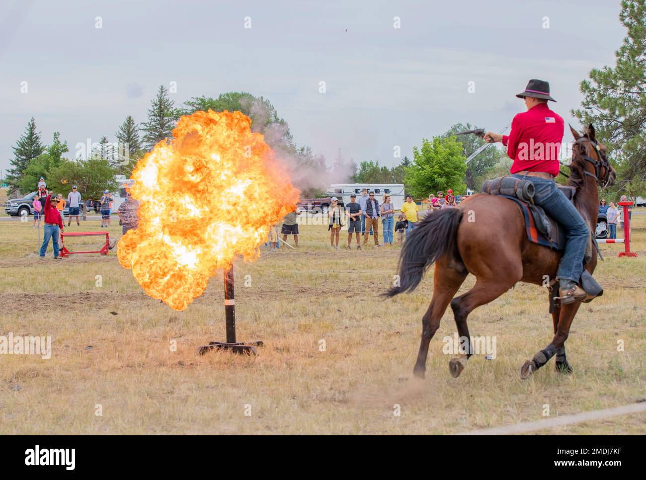 U.S. Army Trooper David Cox, assigned to the Commanding General’s ...