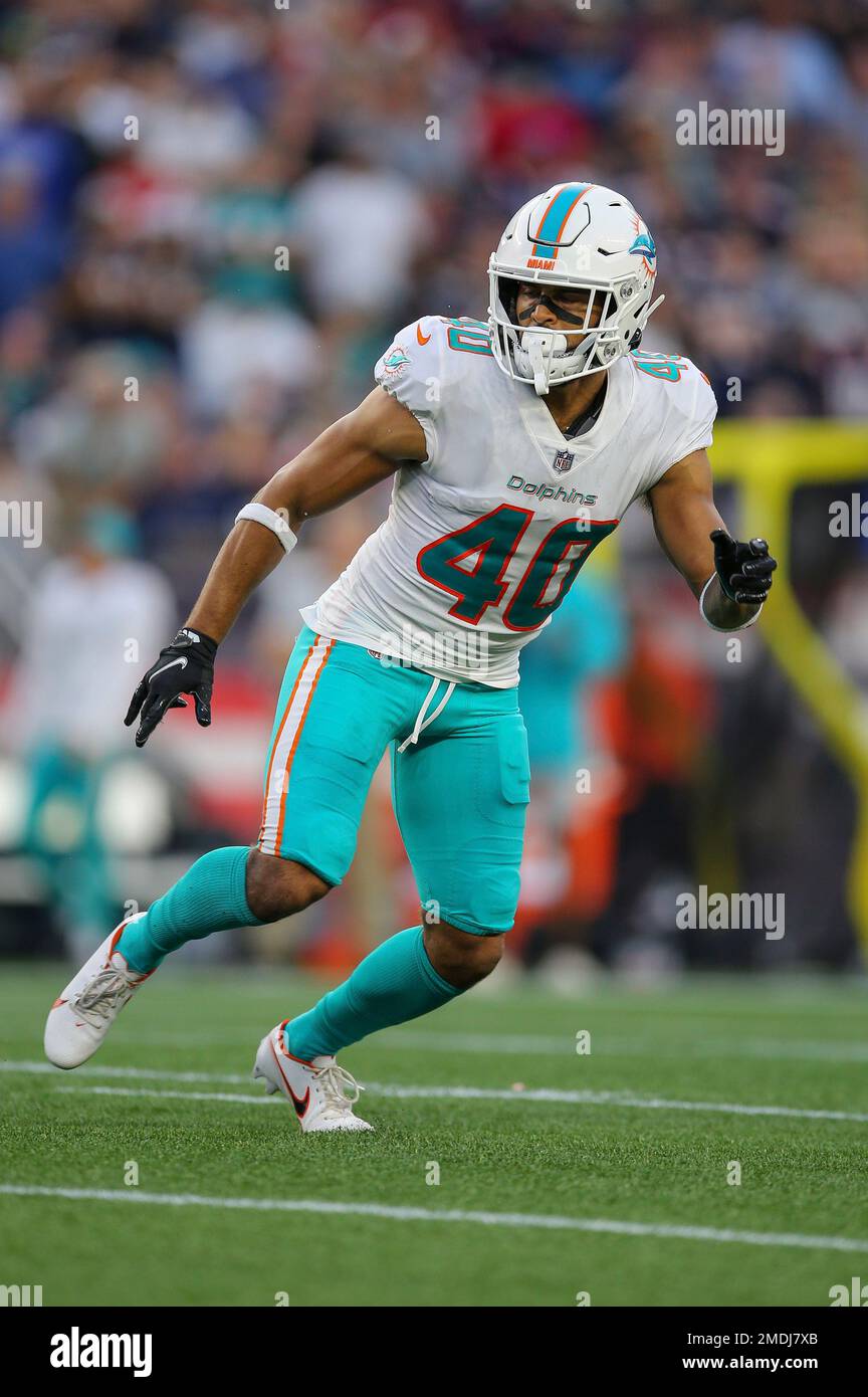Miami Dolphins cornerback Nik Needham (40) during the second half an ...