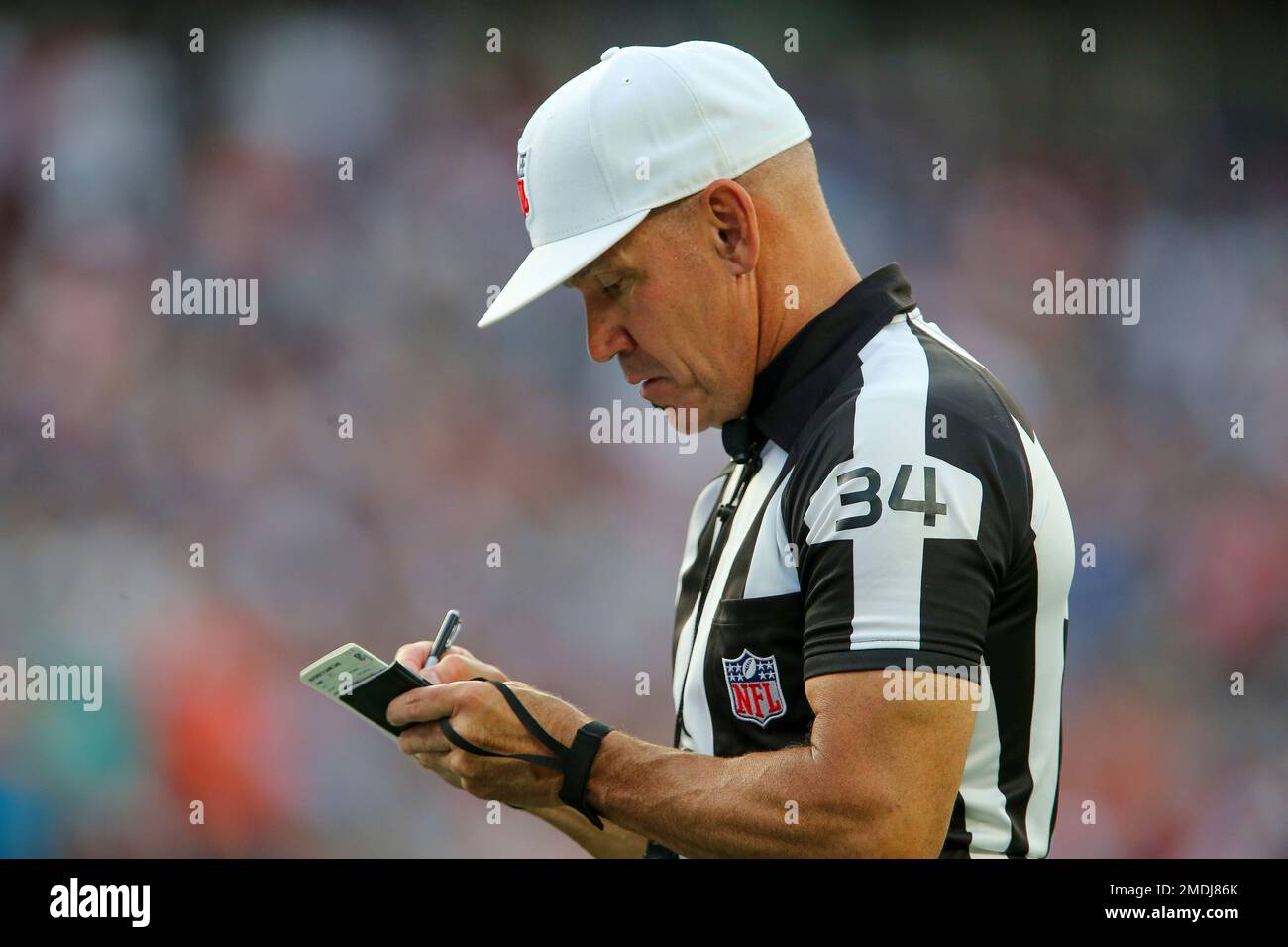 Referee Clete Blakeman during the second half an NFL football game ...
