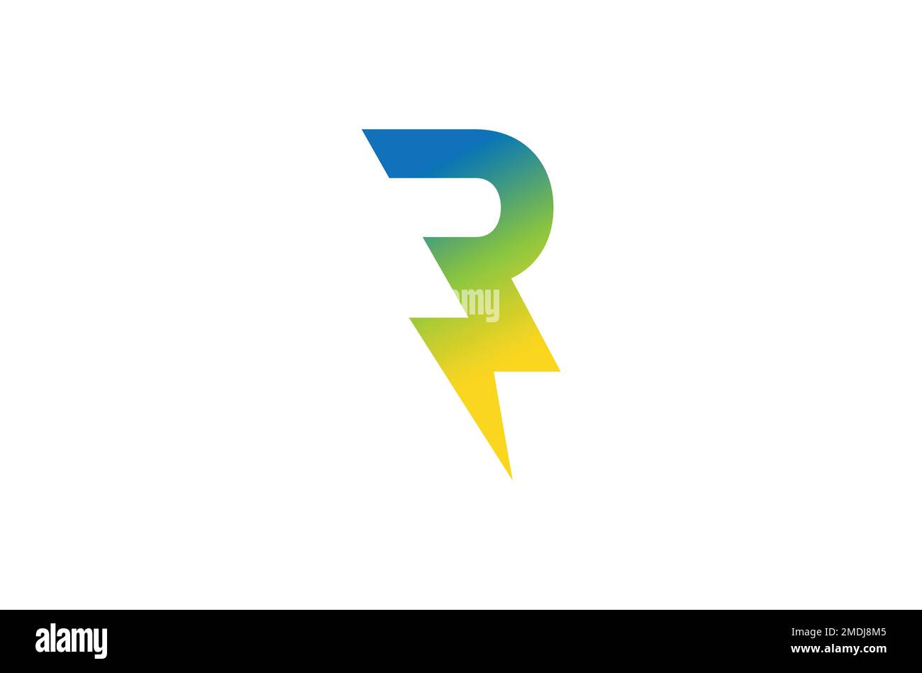 Lightning Letter R Logo