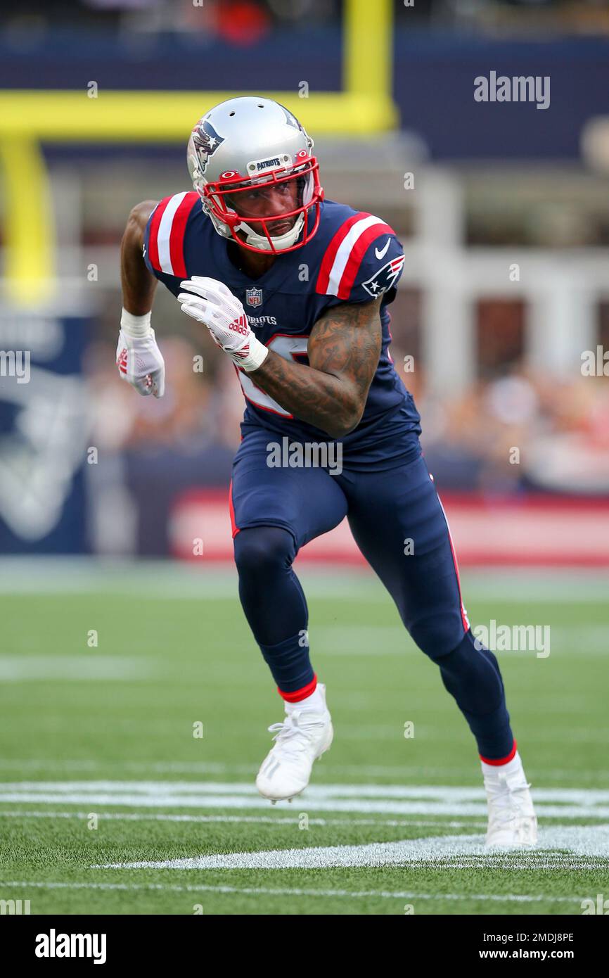 New England Patriots cornerback Justin Bethel (29) during the first ...