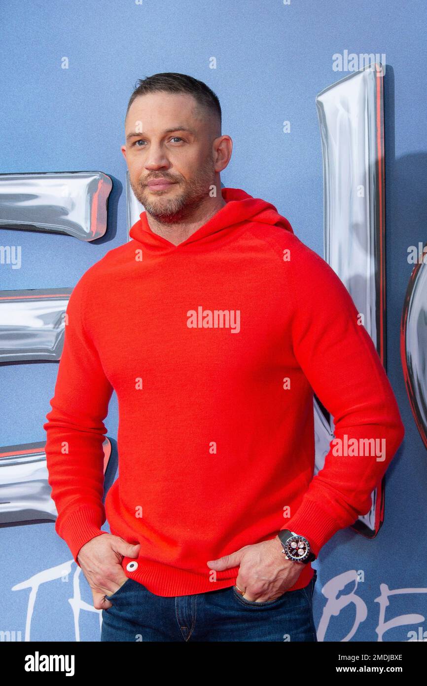 Tom Hardy poses for photographers during a photo call for his film ...