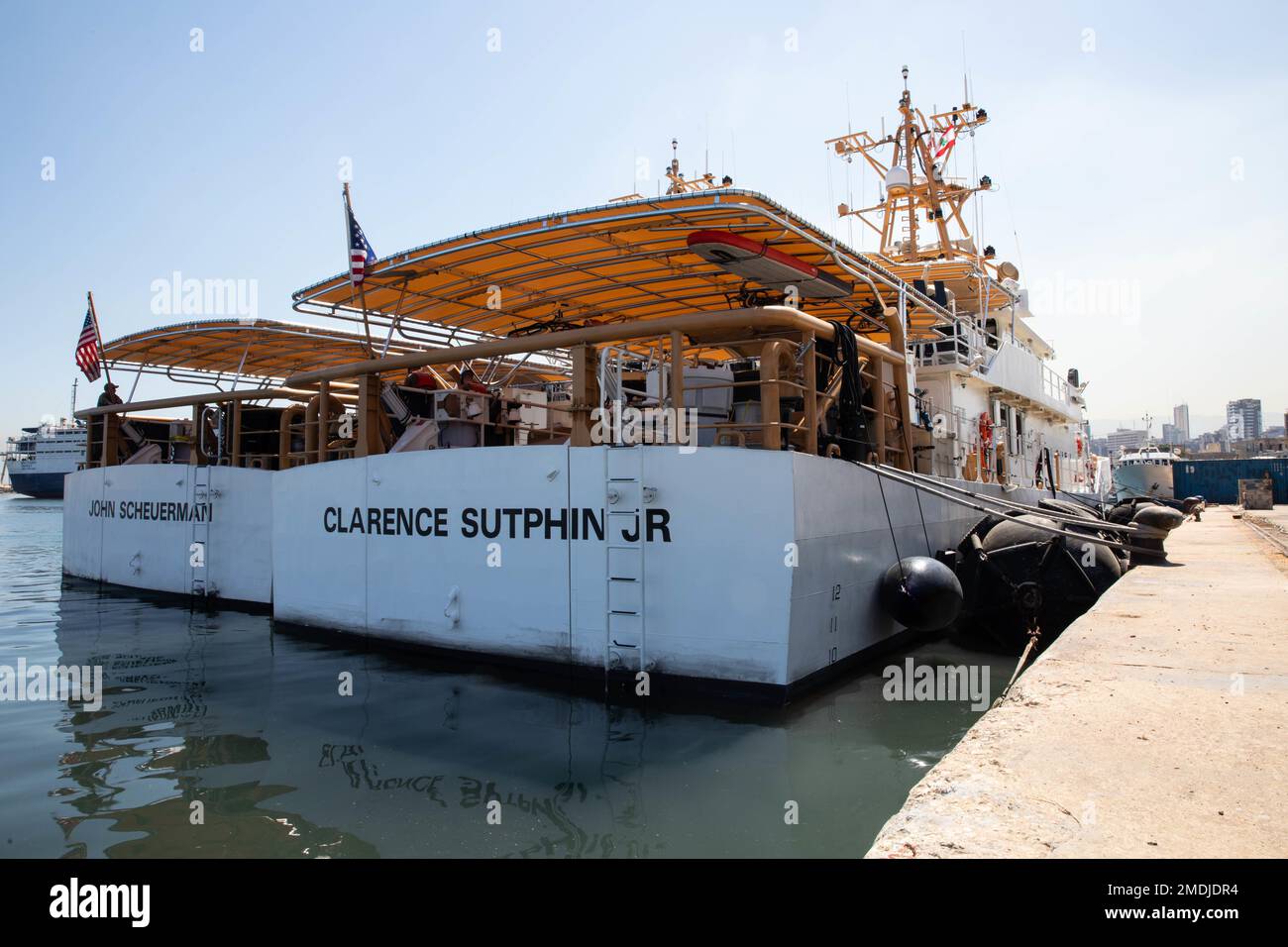 220725-A-KS490-1003 BEIRUT, Lebanon (July 25, 2022) U.S. Coast Guard ...